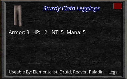 Sturdy Cloth Leggings | LegendsOfOld Wiki | Fandom