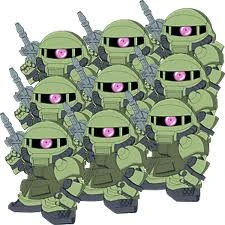 Zaku Soldiers (Superior Defender Gundam Force) | Legends of the Multi ...