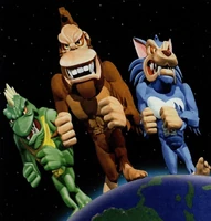 George, Lizzie, and Ralph | Legends of the Multi Universe Wiki | Fandom