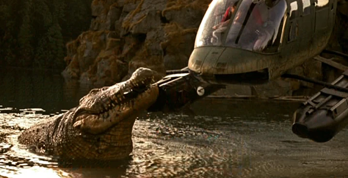 Lake Placid Crocodile Eats Bear