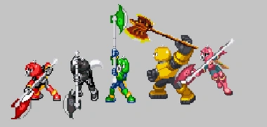 The Axem Rangers (Super Mario Bros Z) | Legends of the Multi Universe ...