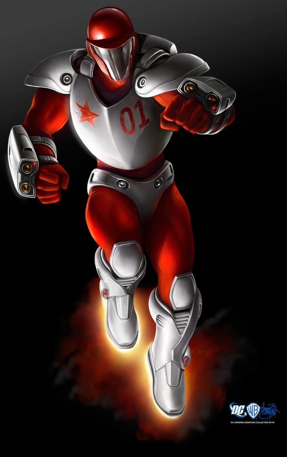 Rocket Red Dc Comics Drawings