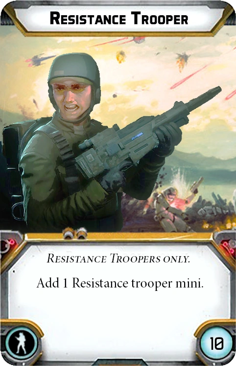 Resistance Trooper (Personnel) | Legion Homebrew Wiki | Fandom