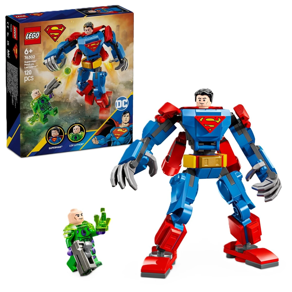 76302 Superman Mech vs. Lex Luthor | LEGO DC Wiki | Fandom