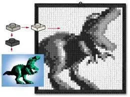 K34432 LEGO Mosaic Dino | Lego Cercle Nostalgia Wiki | Fandom