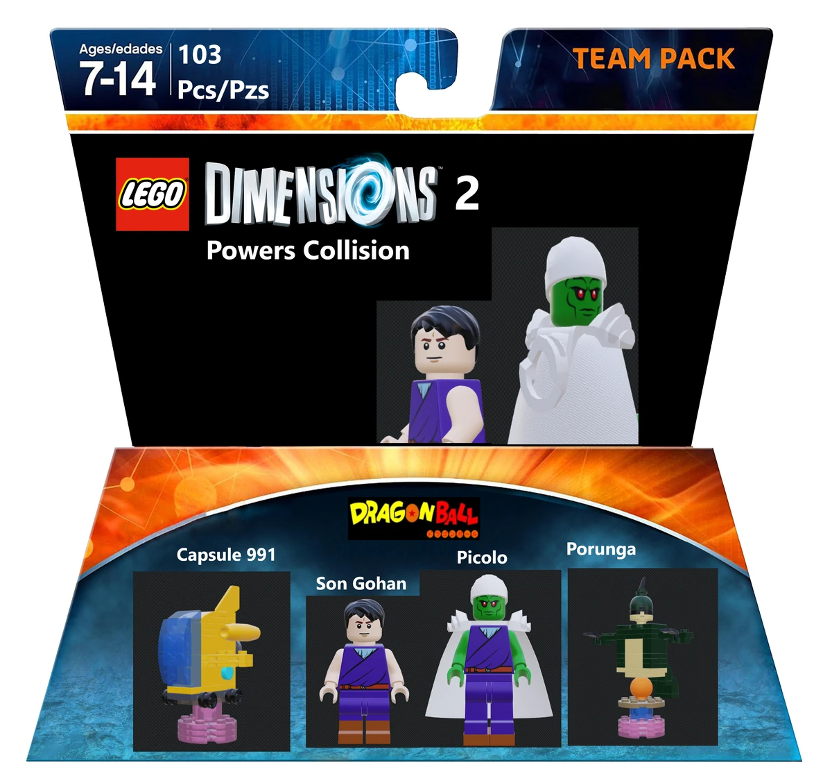 Dragon Ball: Gohan and Picolo Team Pack (D1285VR) | LEGO Dimensions ...