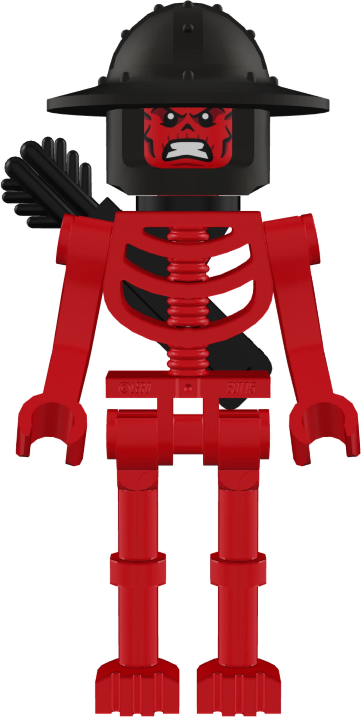 Giant Red Skeleton Crossbowman (CJDM1999) | LEGO Dimensions Customs ...