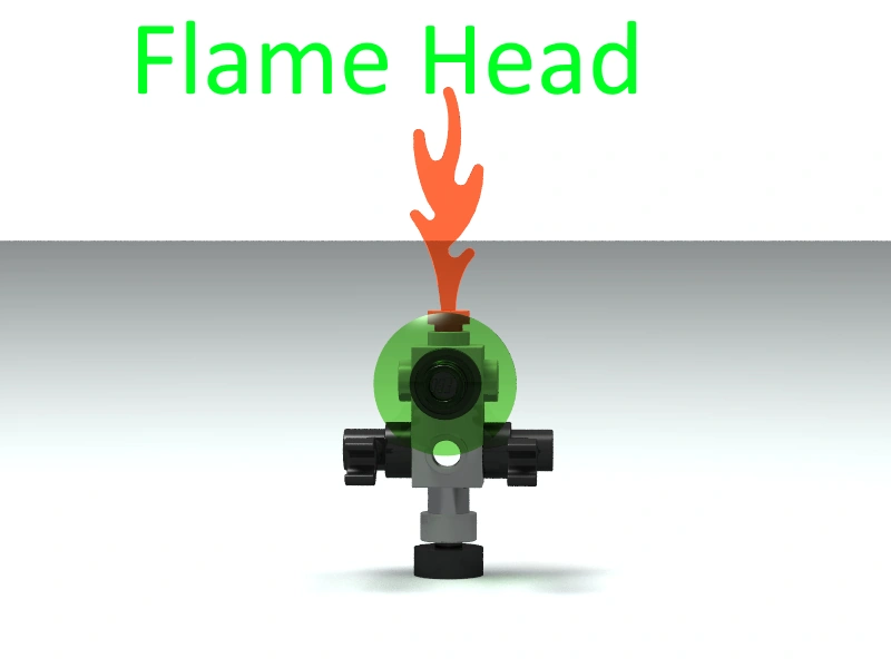 Flame Head | LEGO Dimensions Customs Community | Fandom