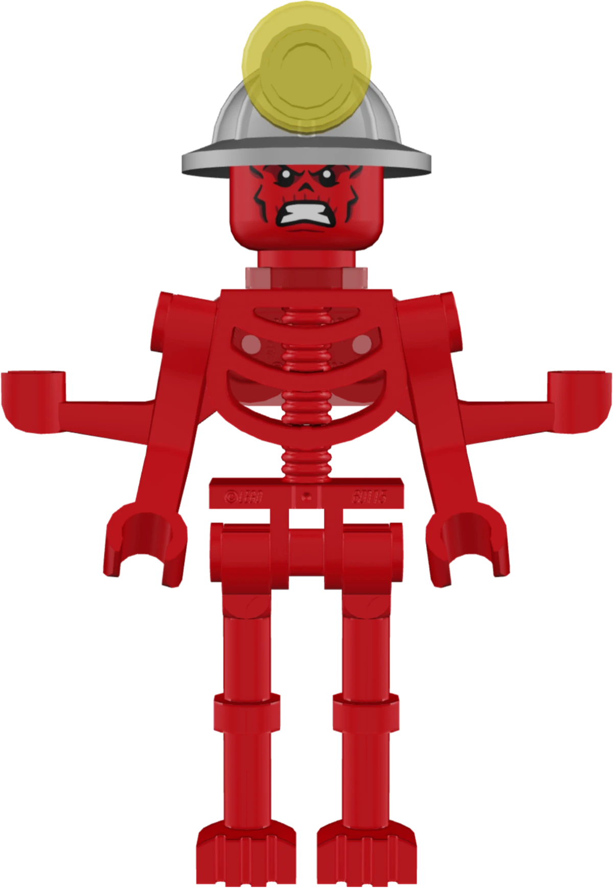 Giant Red Four-Armed Skeleton Miner (CJDM1999) | LEGO Dimensions ...