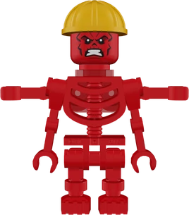 Red Four-Armed Skeleton Engineer (CJDM1999) | LEGO Dimensions Customs ...