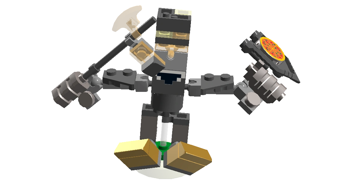 FurnaceGolem (Trigger Happy the Gremlin) | LEGO Dimensions Customs ...