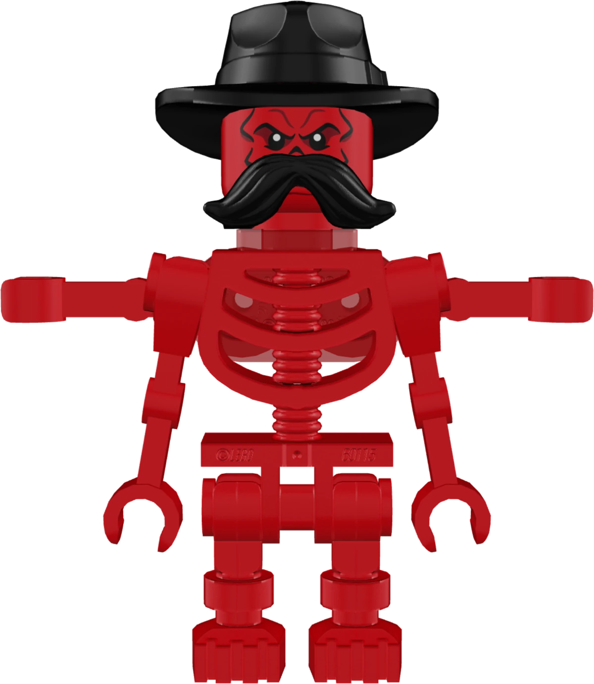 Red Four-Armed Skeleton Outlaw (CJDM1999) | LEGO Dimensions Customs ...