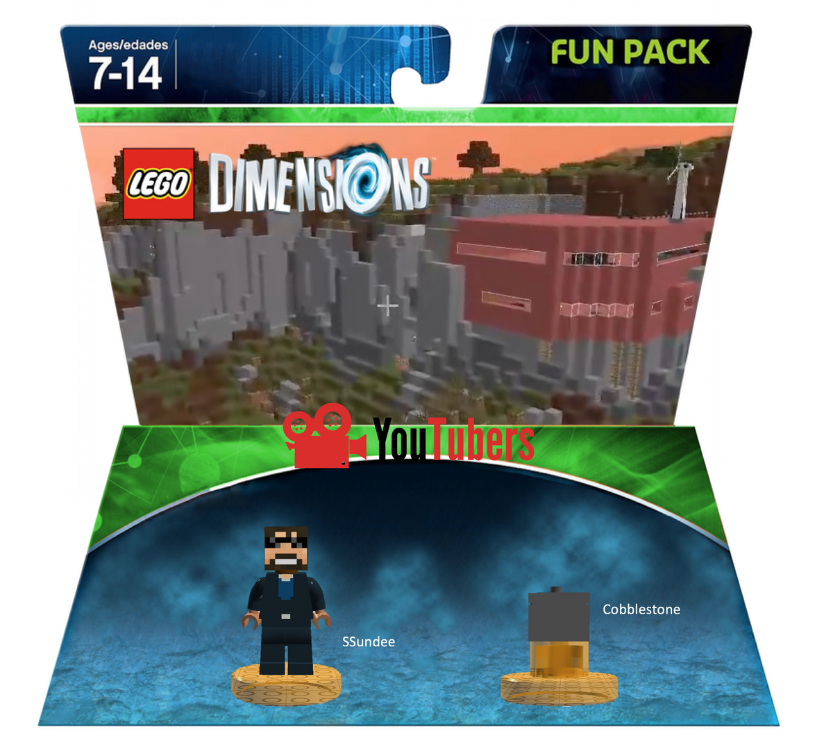 SSundee Fun Pack (MrFlameYT) | LEGO Dimensions Customs Community | Fandom