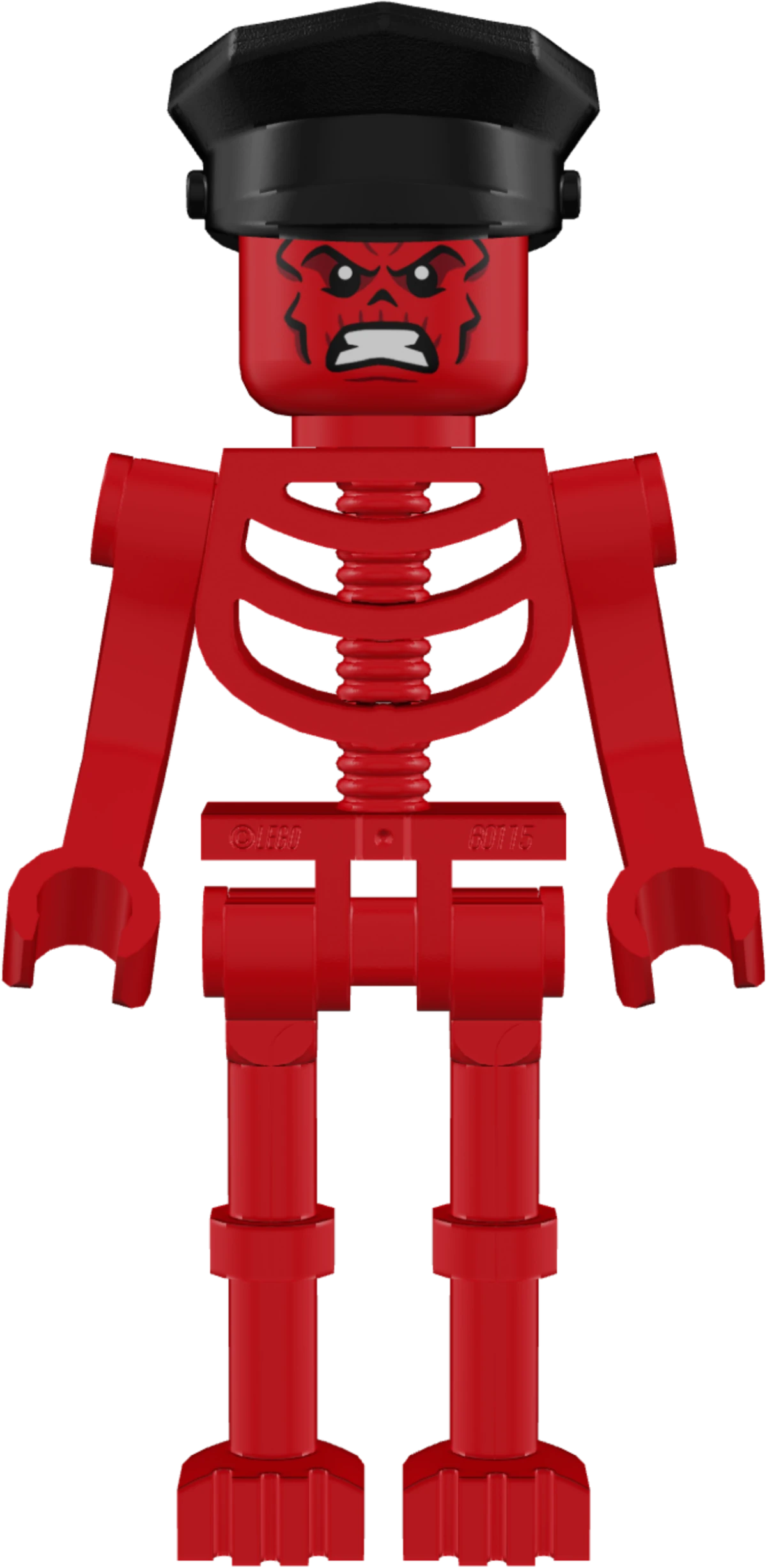 Giant Red Skeleton Officer (CJDM1999) | LEGO Dimensions Customs ...