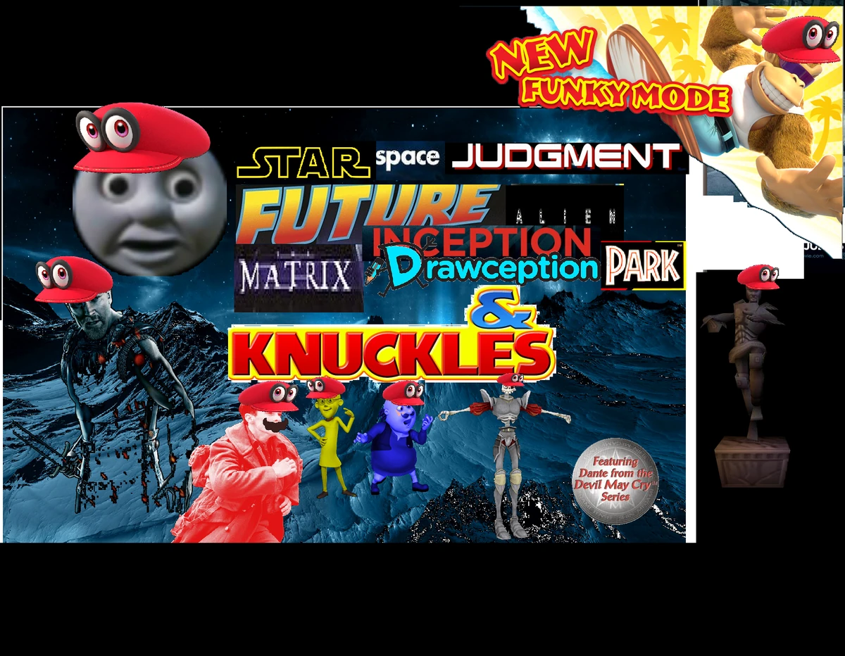 Star Space Judgement Future Alien Matrix Inception Drawception Park & Knuckles New Funky Mode ...