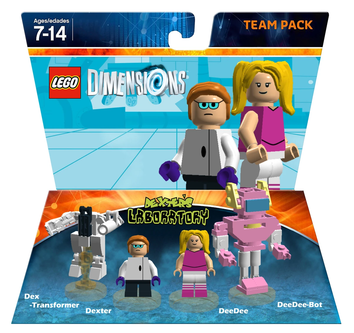 Dexter's Laboratory Team Pack (Xsizter) | LEGO Dimensions Customs ...