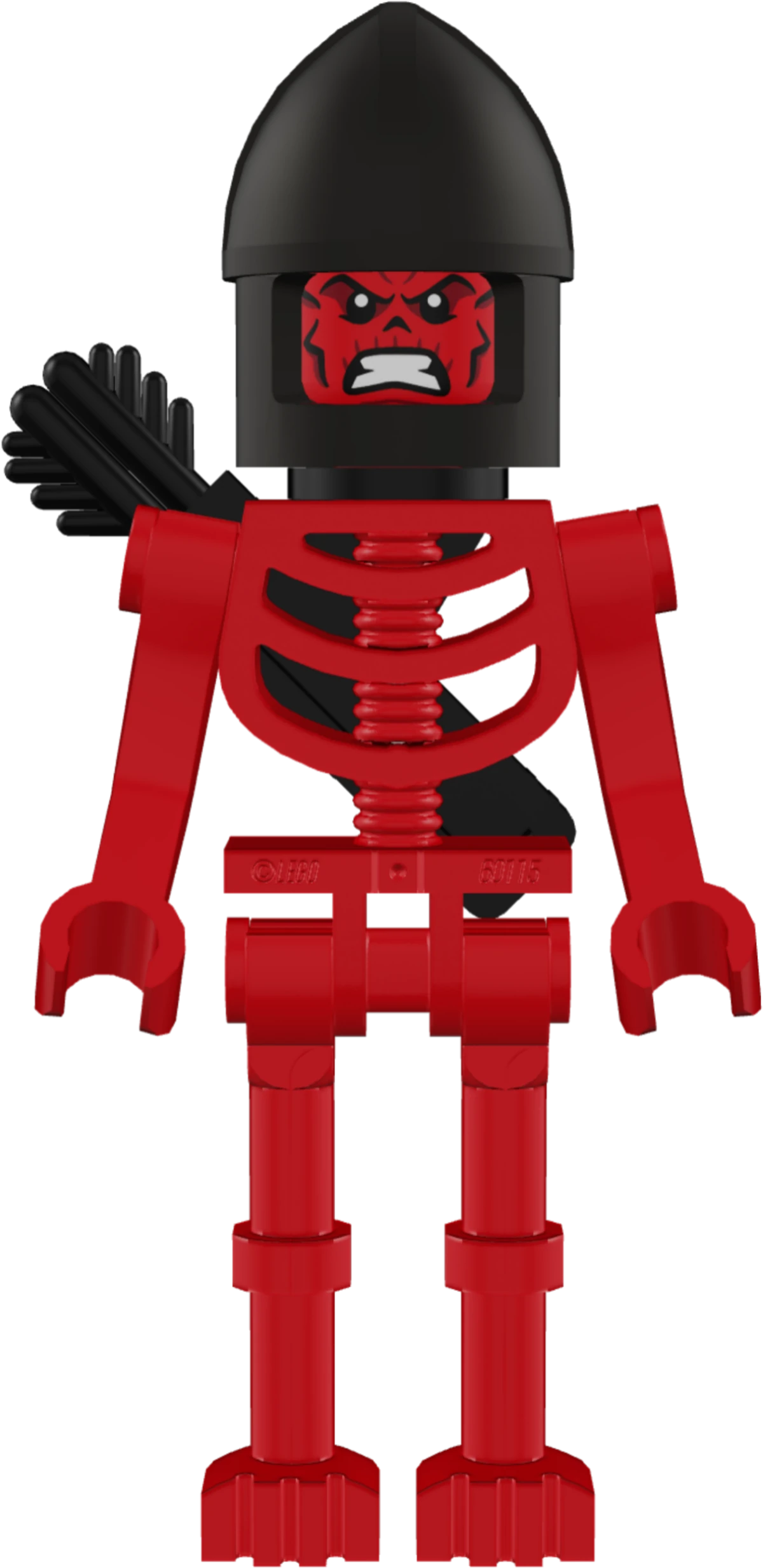 Giant Red Skeleton Bowman (CJDM1999) | LEGO Dimensions Customs ...