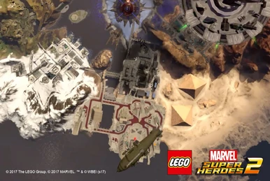 Lego Marvel Superheroes Map
