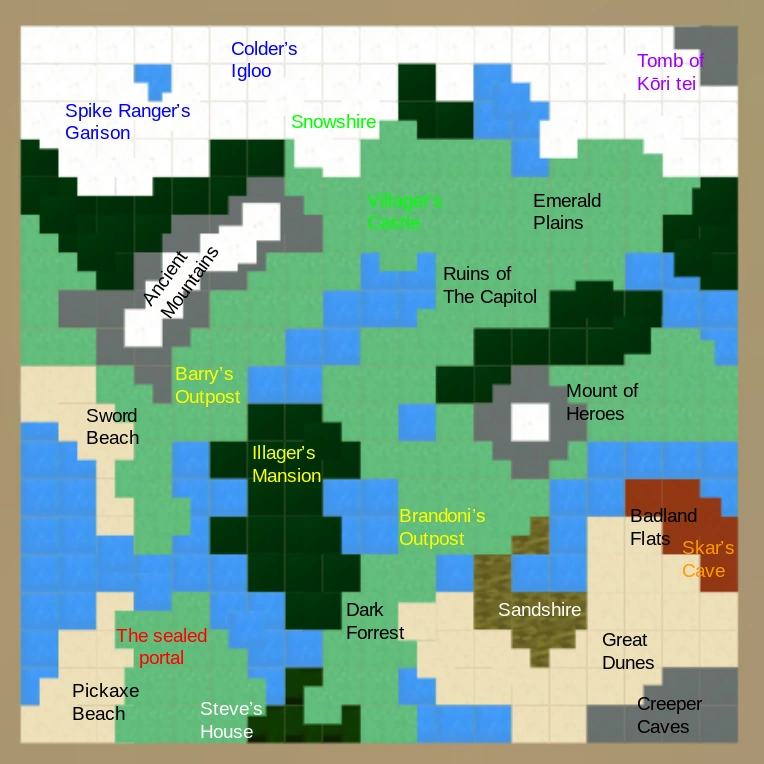 Overworld | Lego Minecraft Youtube Series Wiki | Fandom