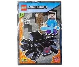 Steve with Spider | LEGO Minecraft Wiki | Fandom