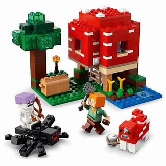 The Mushroom House | LEGO Minecraft Wiki | Fandom