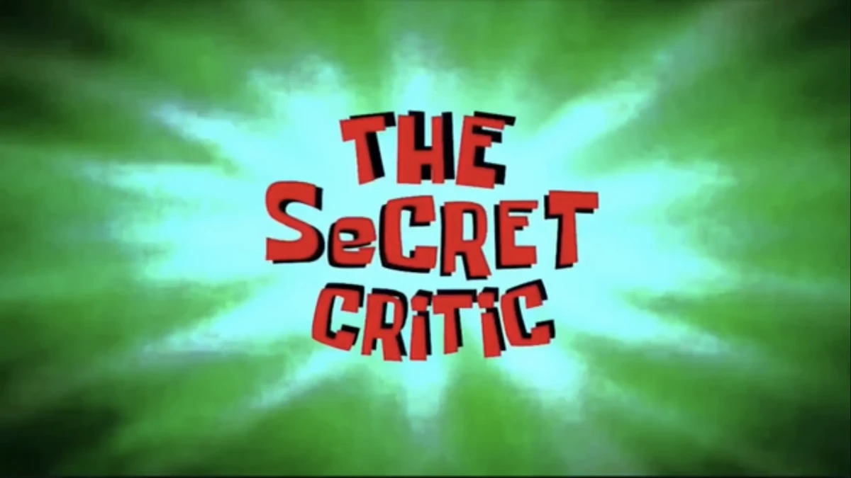 The Secret Critic | Lego SpongeBob Wiki | Fandom