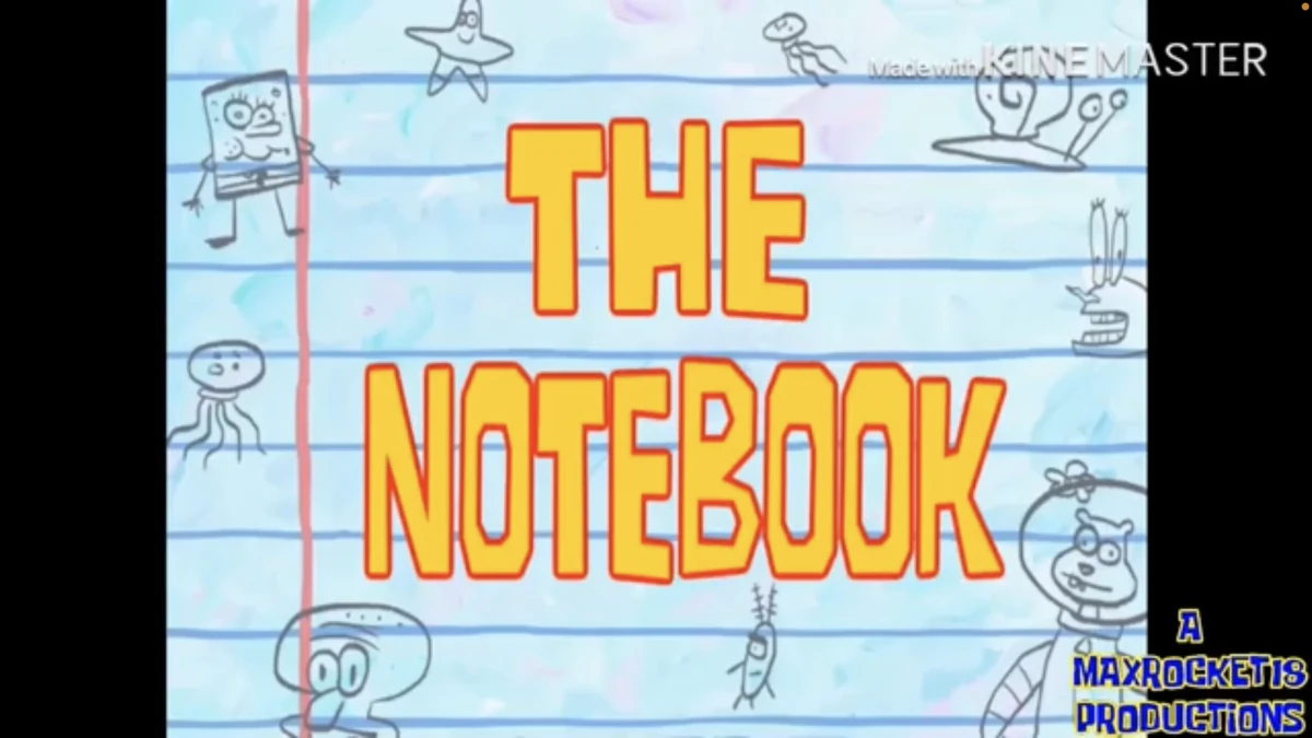 The Notebook | Lego SpongeBob Wiki | Fandom