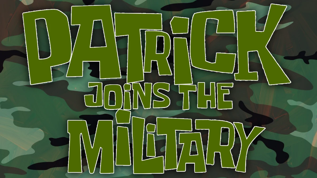 Patrick Joins The Military | Lego SpongeBob Wiki | Fandom