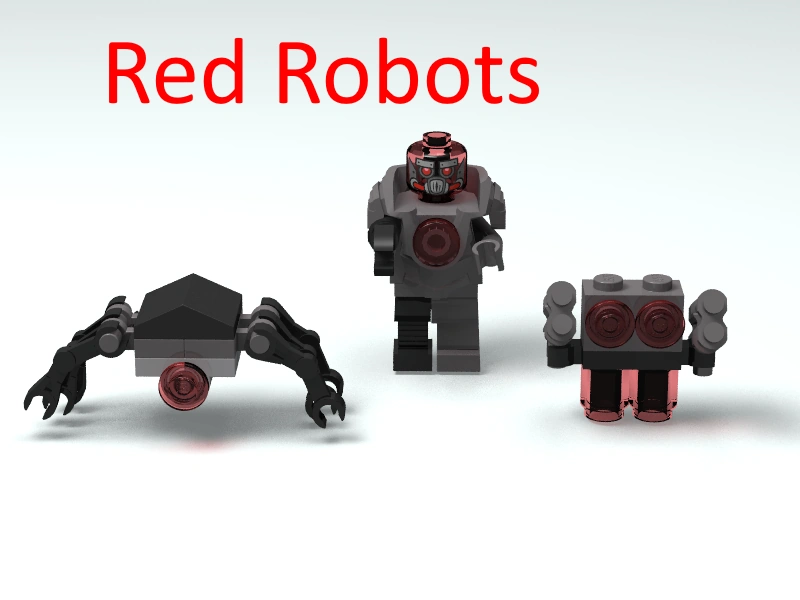 Red Robots Pack | LEGO Things Wiki | Fandom