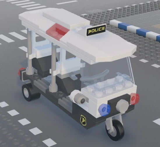 Police Tuk-Tuk Vehicle | Lego Worlds Wiki | Fandom