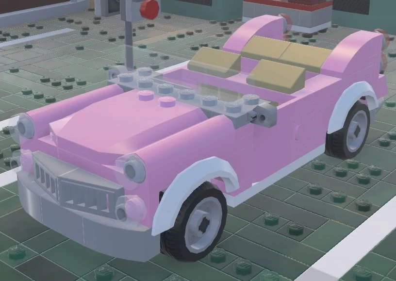 Pink Convertible | Lego Worlds Wiki | Fandom