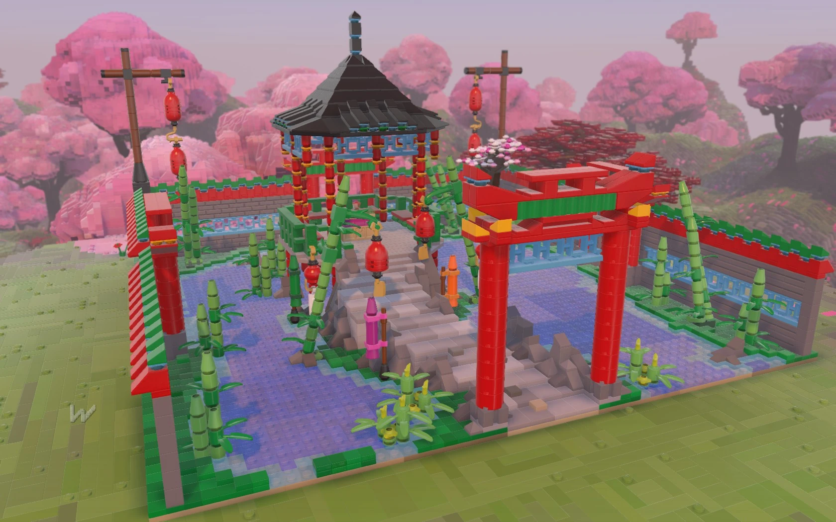 Chinese New Year Flower Garden | Lego Worlds Wiki | Fandom