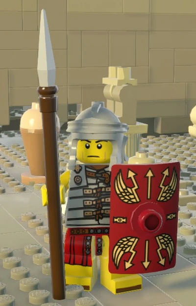Roman Soldier Spear & Shield | Lego Worlds Wiki | Fandom