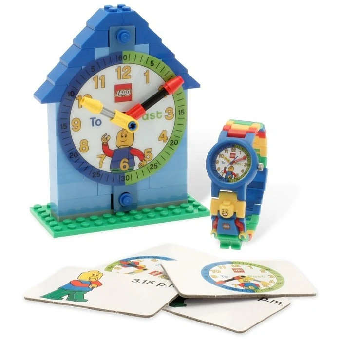 5001370 Time-Teacher Minifigure Watch & Clock | Brickipedia | Fandom