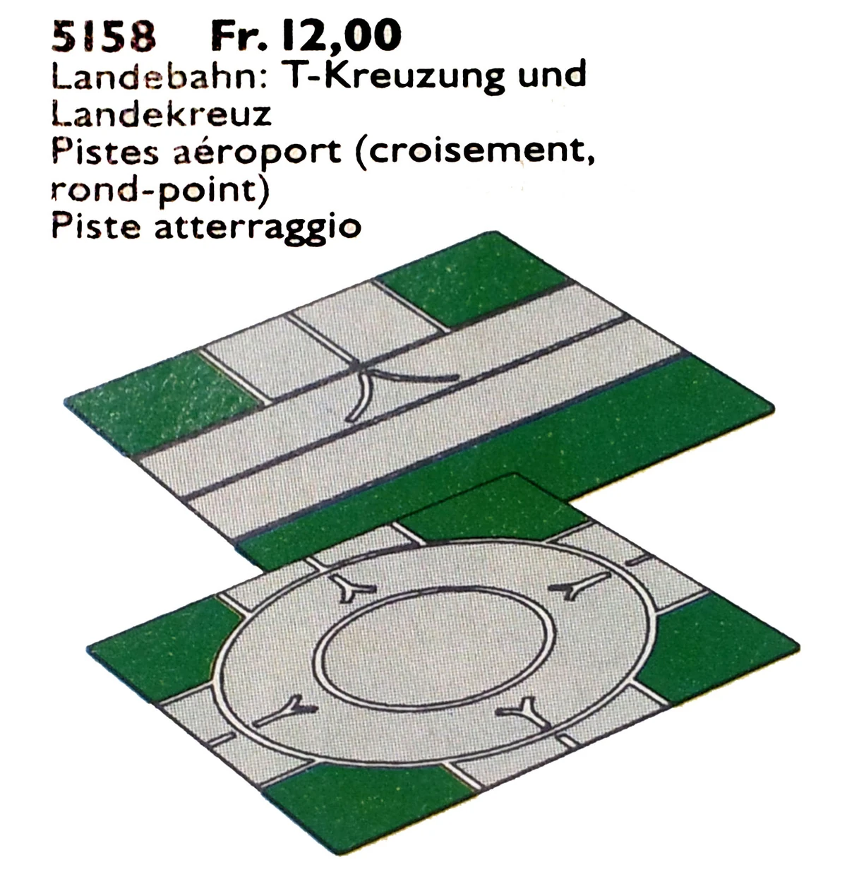 5158 Runway: T-Junction and Circle | Brickipedia | Fandom