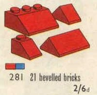 281 1x2 and 3x2 Sloping Bricks | Brickipedia | Fandom
