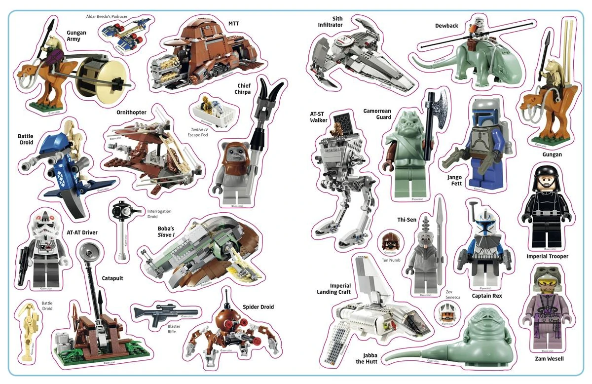 LEGO Star Wars Villains Ultimate Sticker Collection | Brickipedia | Fandom