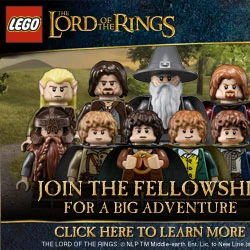 Lego Lord Of The Rings Poster