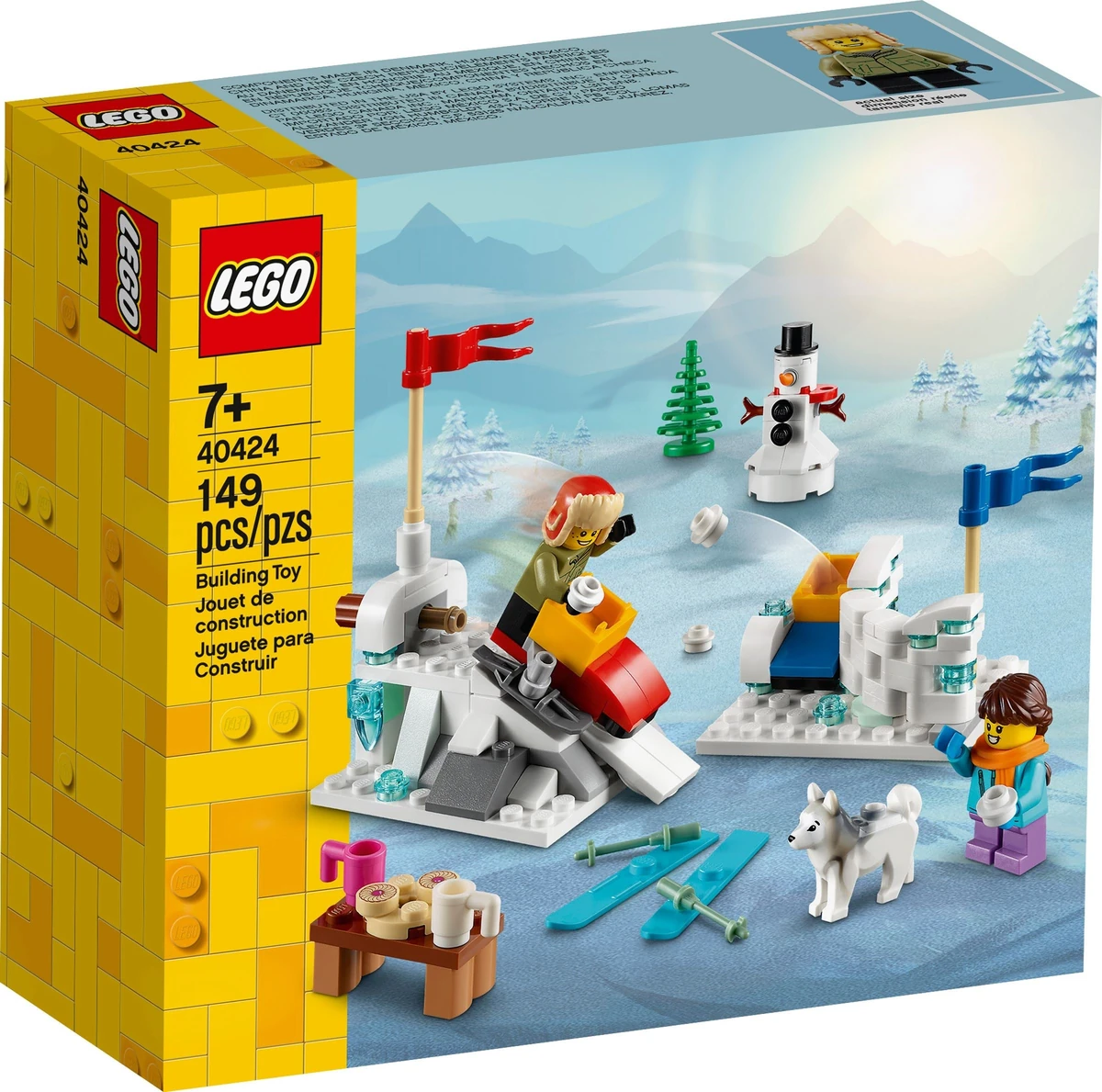 40424 Winter Snowball Fight | Brickipedia | Fandom