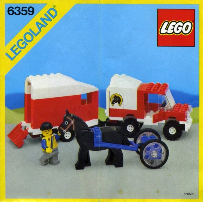 6359 Horse Trailer | Brickipedia | Fandom