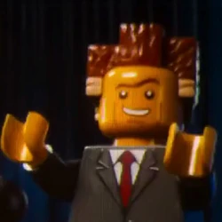 Lego Movie President Business Poster