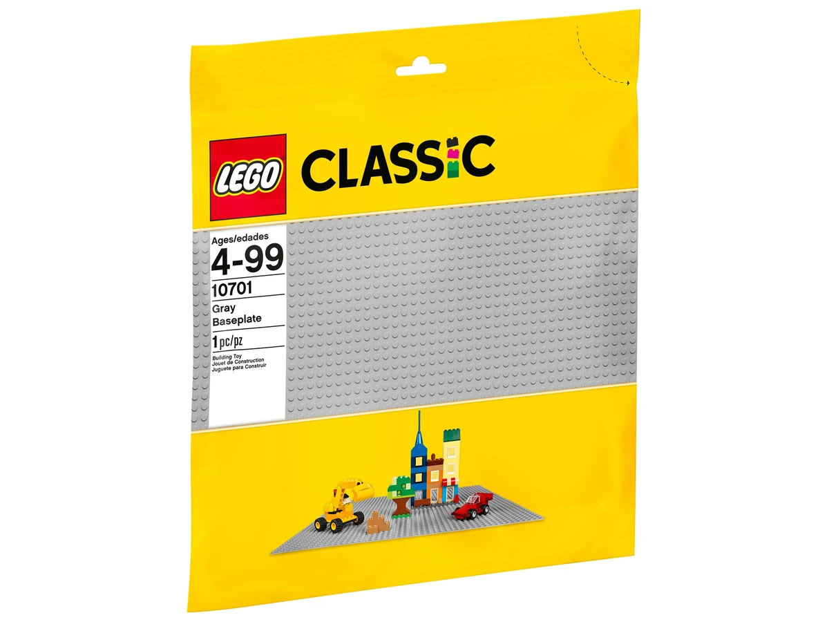 10701 Gray Baseplate | Brickipedia | Fandom