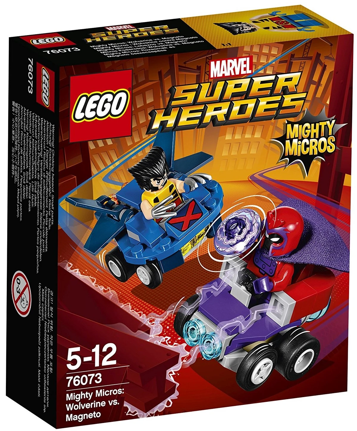 76073 Mighty Micros: Wolverine vs. Magneto | Brickipedia | Fandom