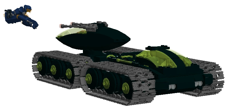 Custom:Blacktron TR2.4 Assault Tank | Brickipedia | Fandom