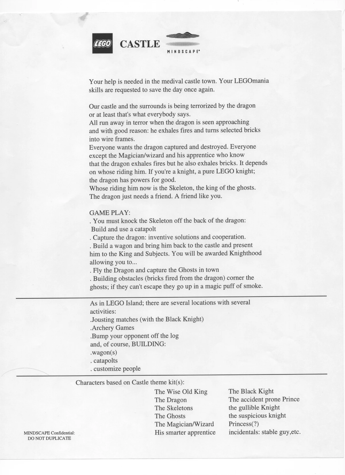 LEGO Castle (Video Game) | Brickipedia | Fandom