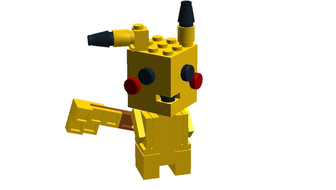 Custom:Cube Pikachu | Brickipedia | Fandom
