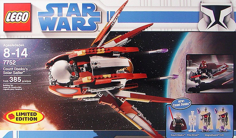 7752 Count Dooku's Solar Sailer | Wiki Lego | Fandom