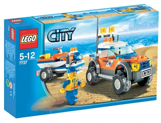 7737 Coast Guard 4WD & Jet Scooter | Wiki Lego | Fandom