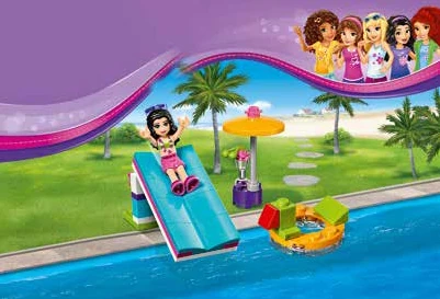 30401 Le toboggan en mousse de la piscine | Wiki LEGO | Fandom