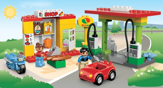 Lego Bp Gas Station